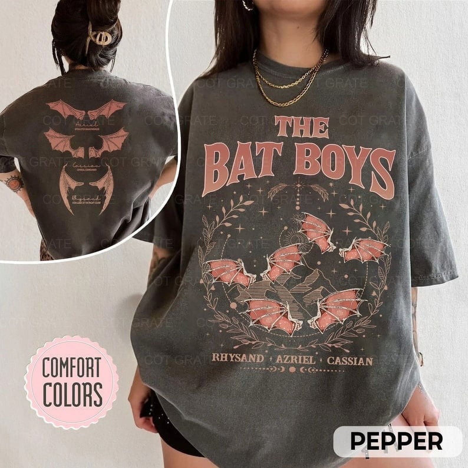 The Bat Boys Shirt | ACOTAR Merch | Night Court Illyrians Tea | A Court ...