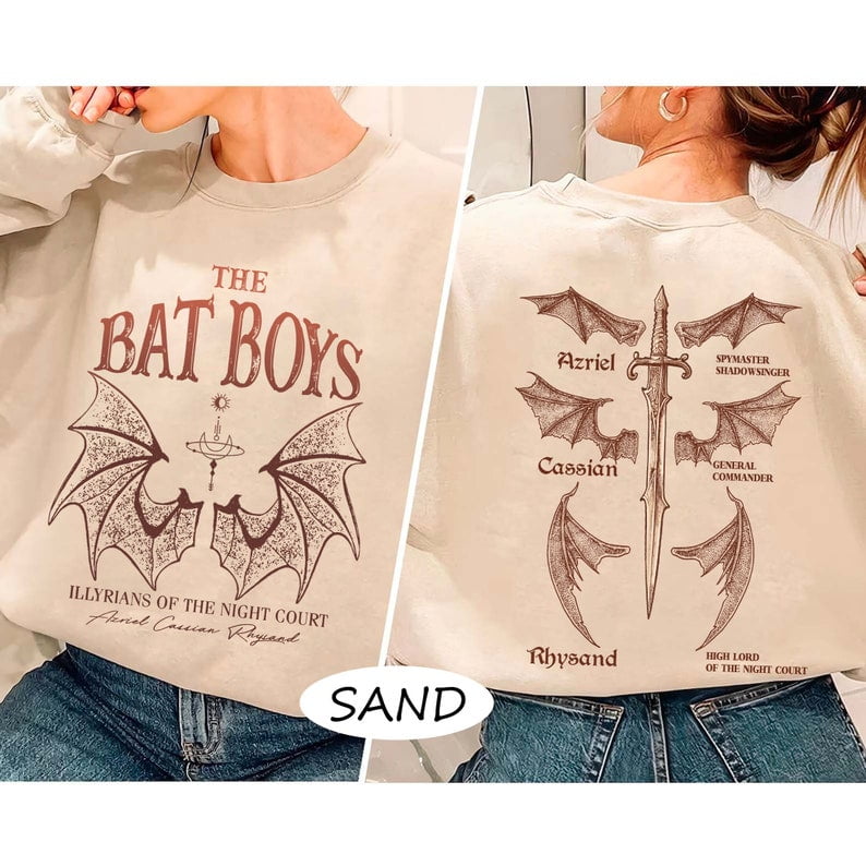 The Bat Boys Shirt, Acotar Bat Boys Shirt, Retro Bat Boys Crew Shirt ...