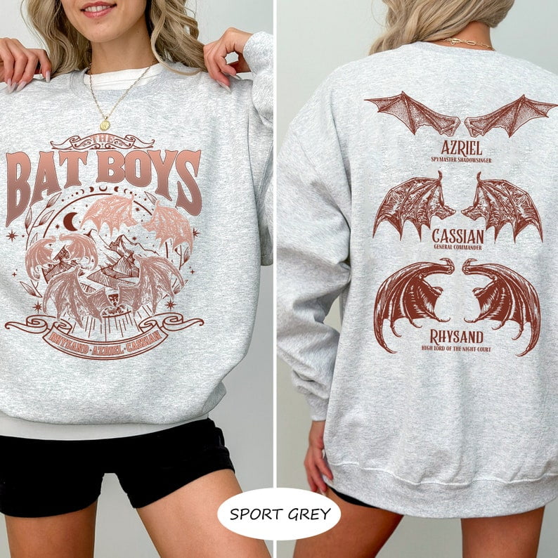 The Bat Boys Sweatshirt, The Night Court Sweatshirt, A Court of Thorns ...