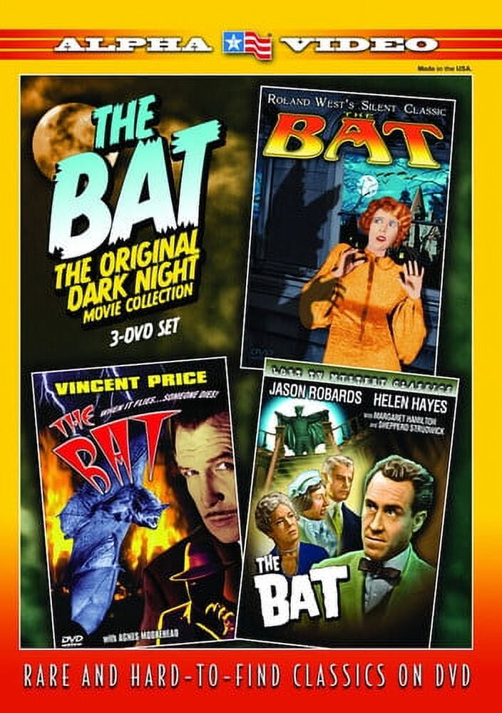 The Bat: The Original Dark Night Movie Collection (DVD), Alpha Video ...