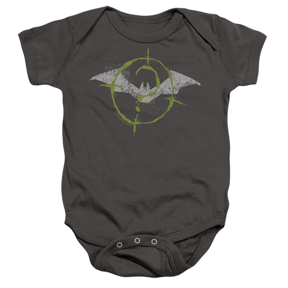 The Batman (2022) Scribbles Bat Logo Unisex Infant Snap Suit for Baby ...