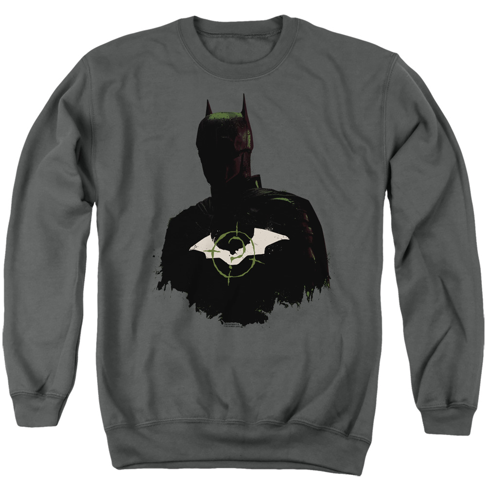 The Batman (2022) Silhouette With Riddler Logo Unisex Adult Crewneck ...