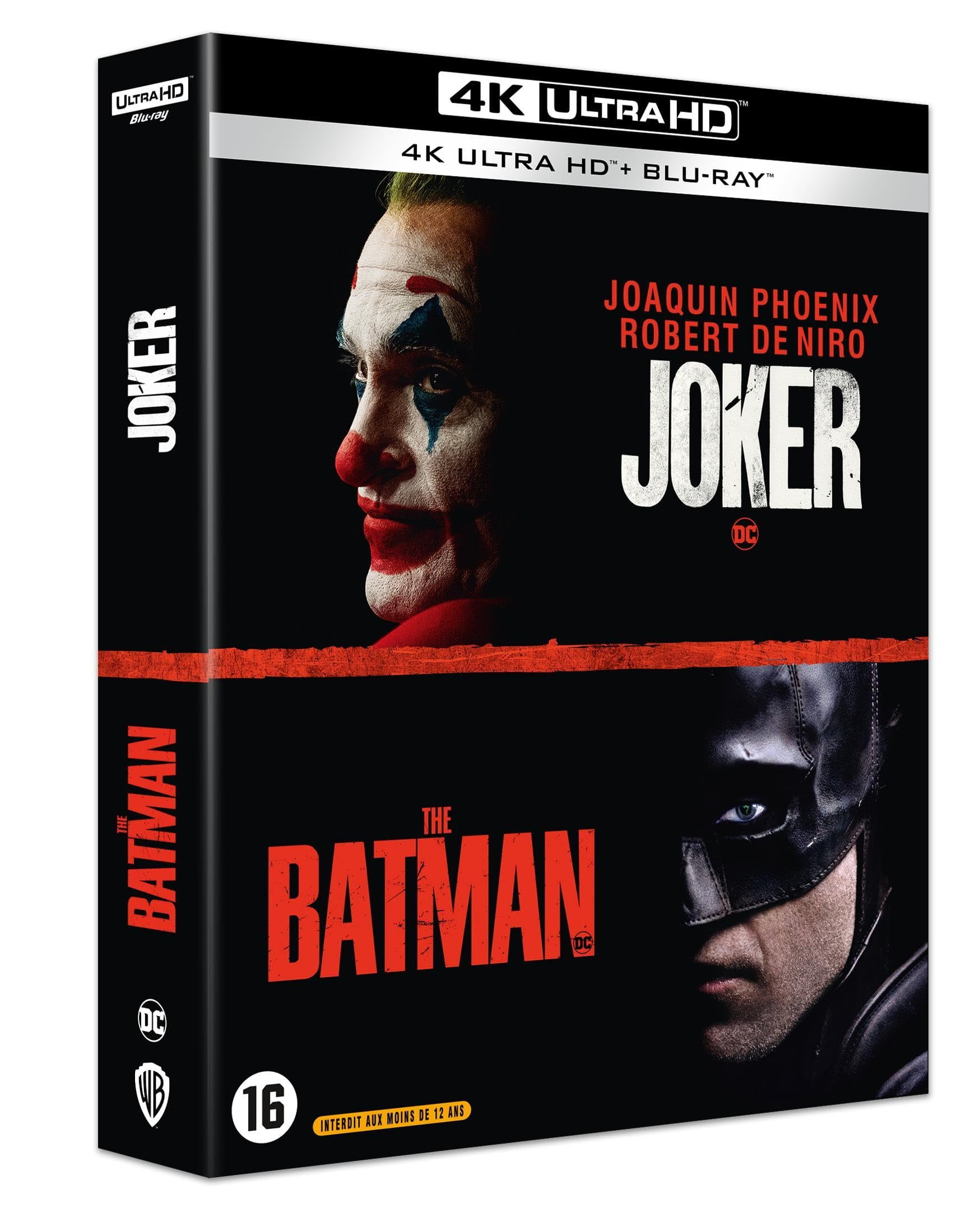 The Batman + Joker (4K Ultra HD) Joaquin Phoenix Niro Robert De Todd ...