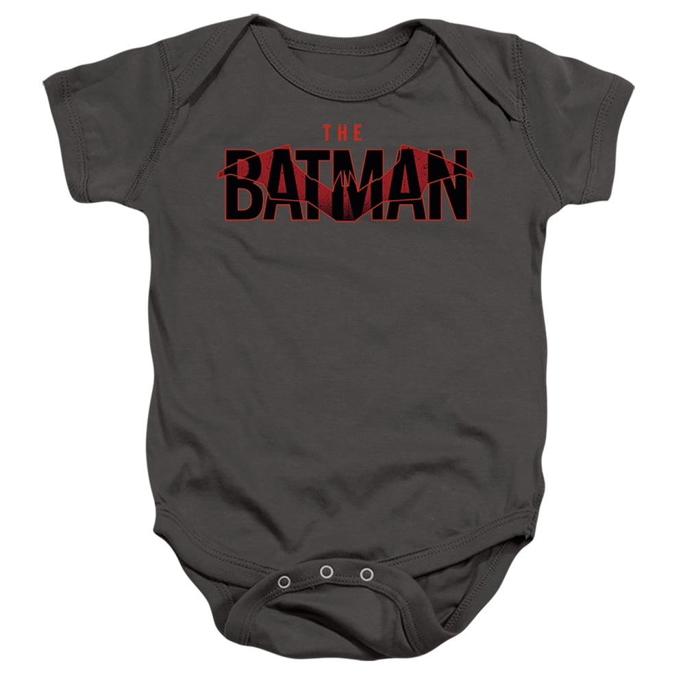 The Batman Logo With Red Bat Unisex Infant Snap Suit for Baby (18 ...