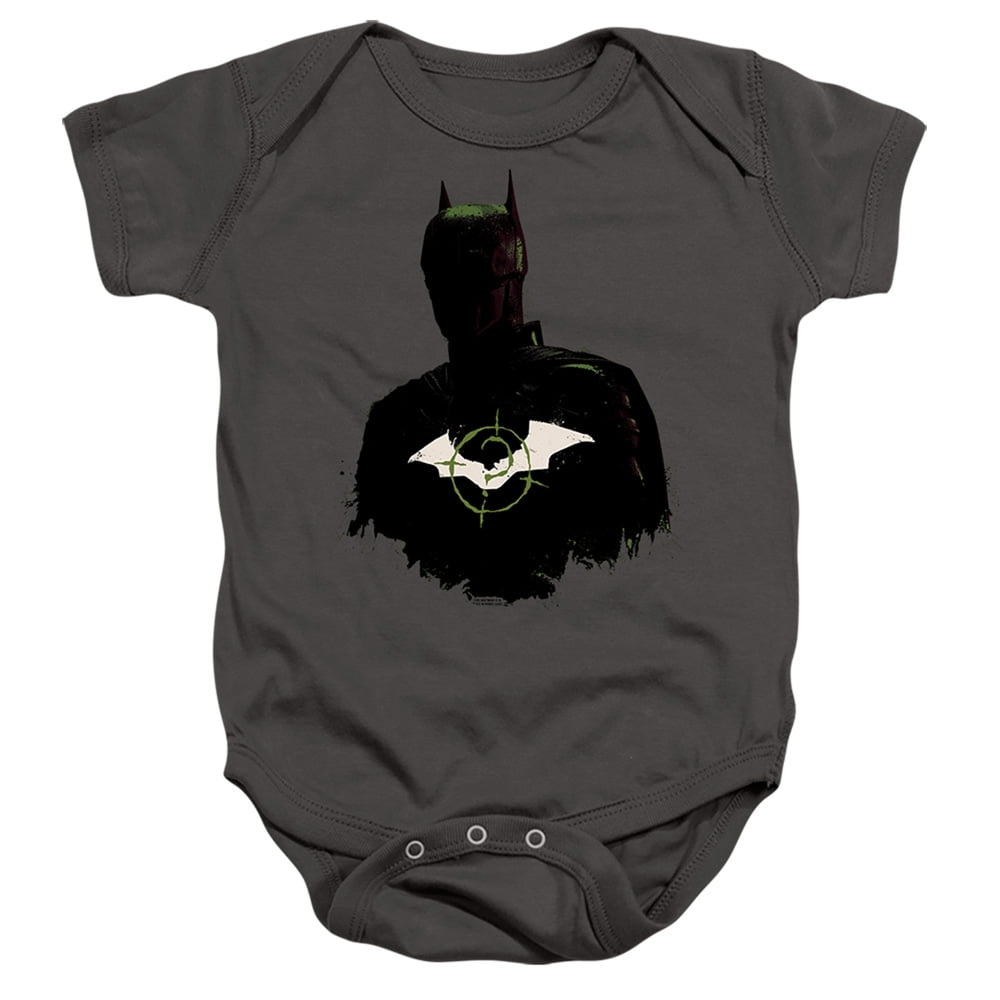 The Batman Silhouette With Riddler Logo Unisex Infant Snap Suit for ...