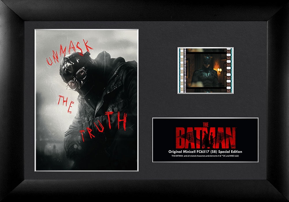 The Batman (The Riddler Unmasked) Minicell FilmCells Framed Desktop ...