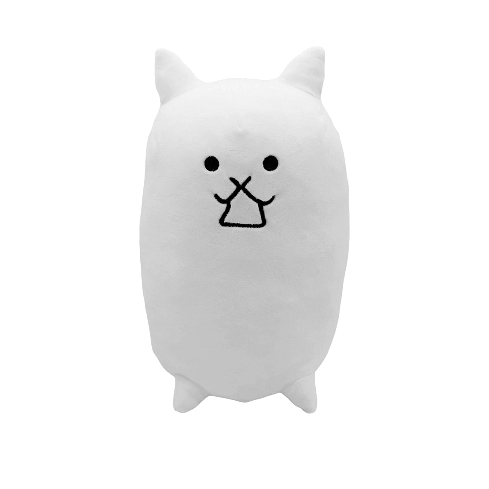 The Battle Cats Plush Toy - Axe Cat Stuffed Animal, White Cat Plushie ...