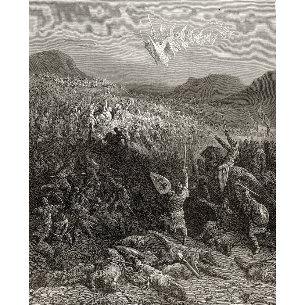 The Battle Of Nicaea Anatolia During The First Crusade 1096 Poster ...
