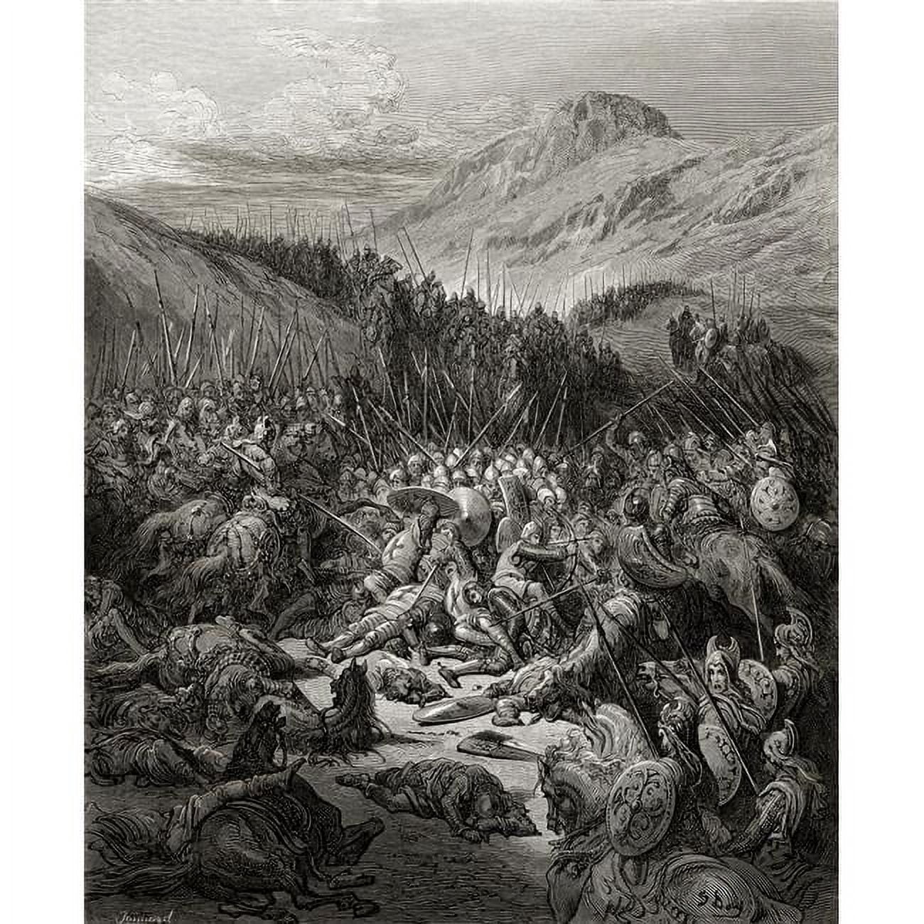 The Battle of Arsuf During The Third Crusade 1191 Poster Print, 13 x 16 ...