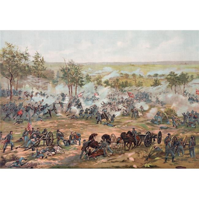 The Battle of Gettysburg - July 1 to 3 - 1863 From A 19th Century ...