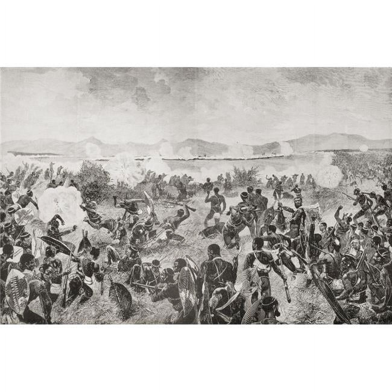 The Battle of Ulundi - 1879 - Final Rush of The Zulus - Walmart.com