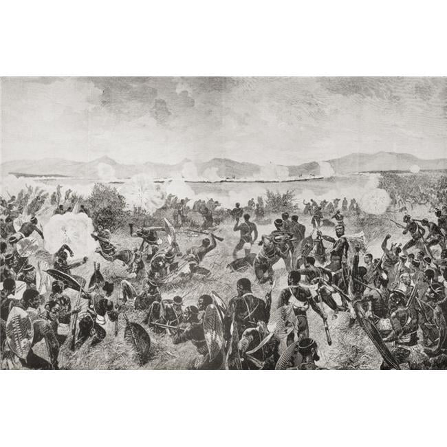 The Battle of Ulundi - 1879 - Final Rush of The Zulus - Walmart.com