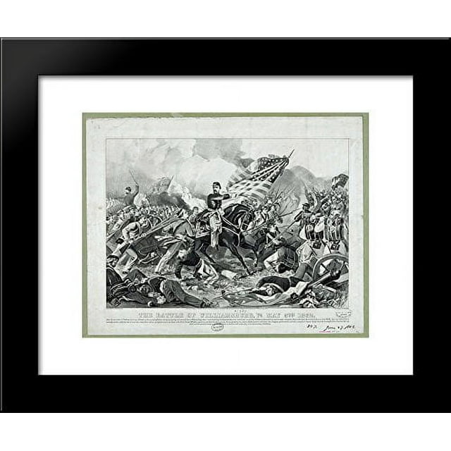The Battle of Williamsburg, Va. May 5th 1862 20x24 Framed Art Print by Currier and Ives ...