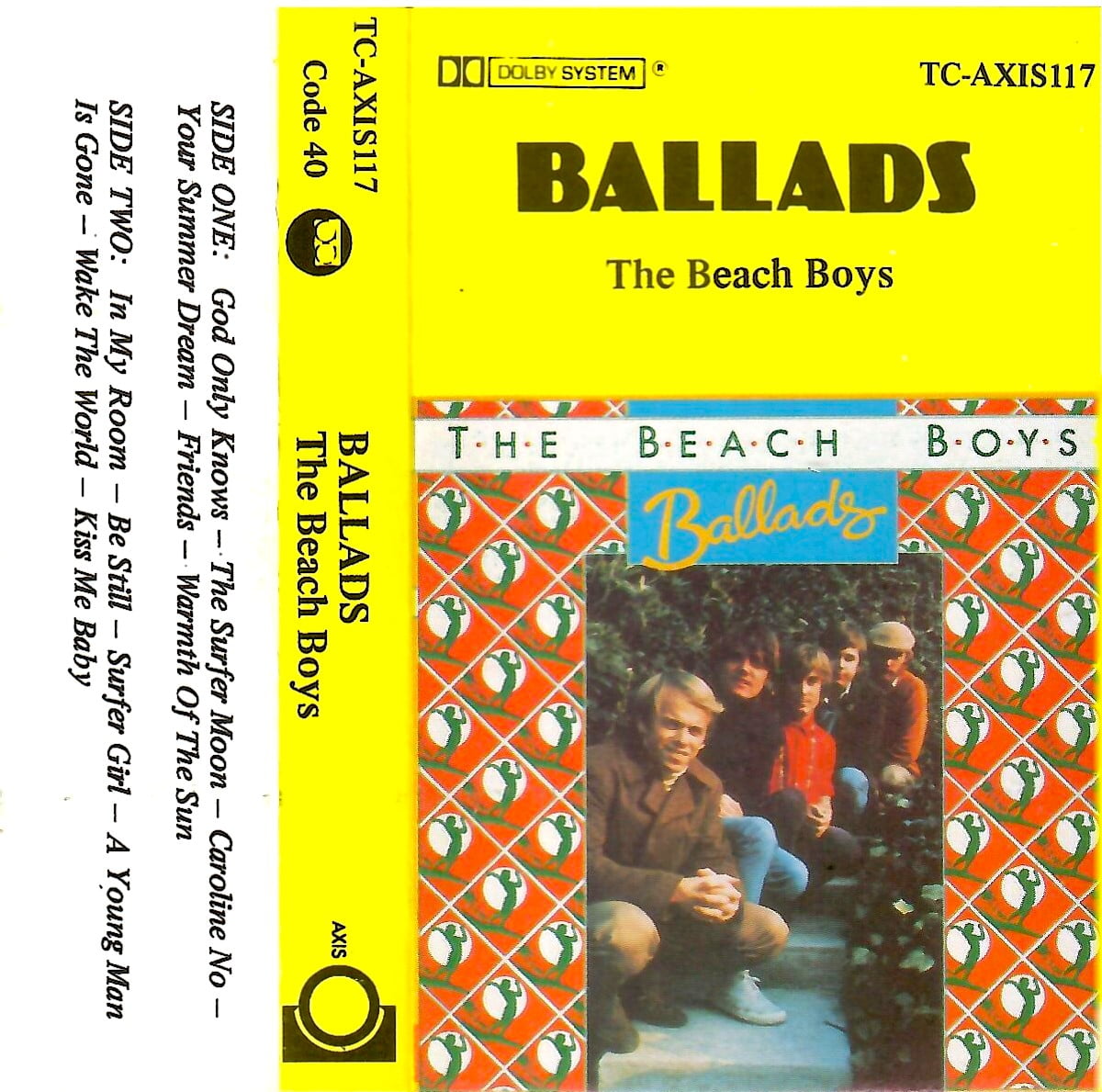 The Beach Boys ‎– Ballads (Cassette) - Walmart.com