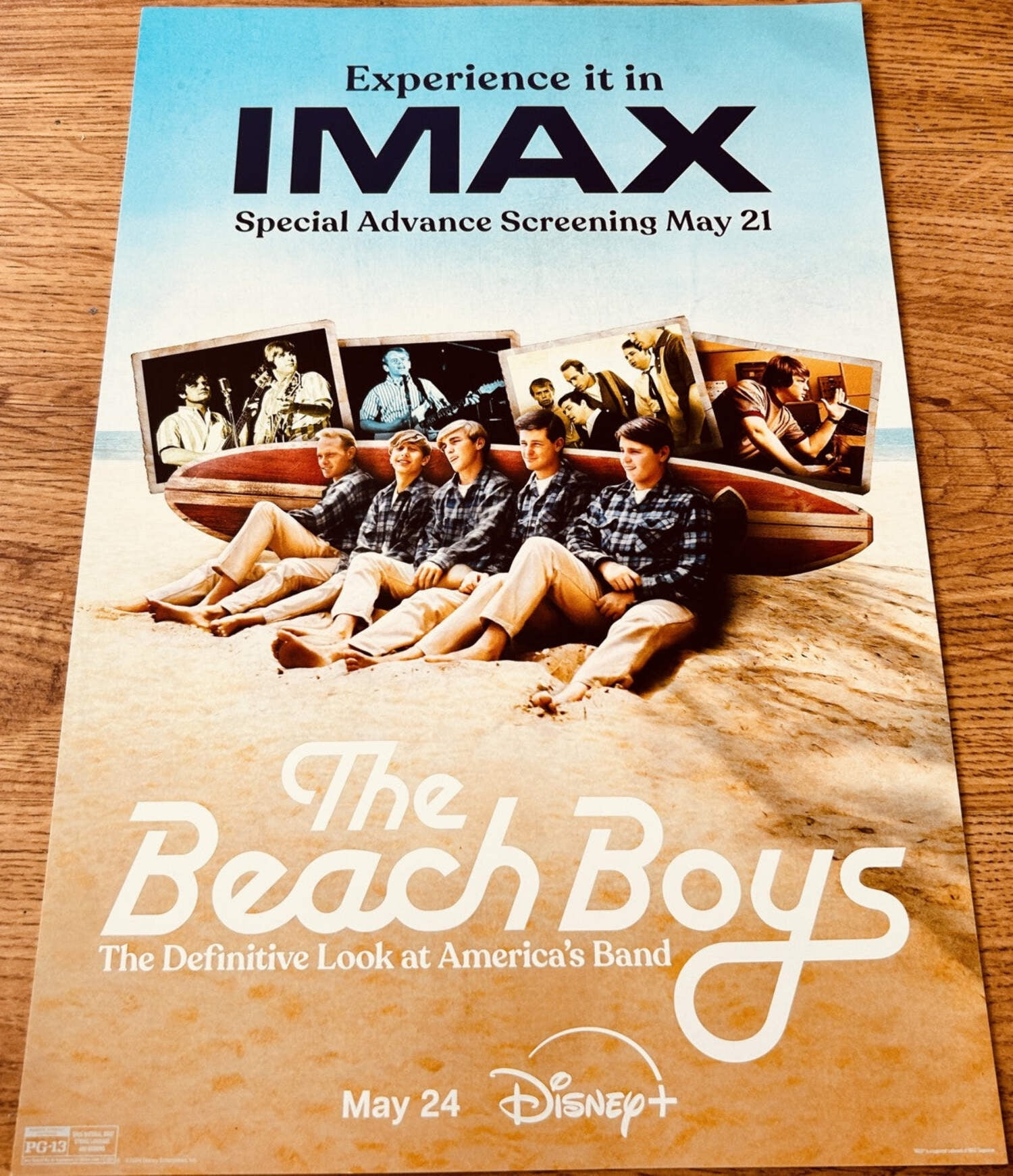The Beach Boys IMAX Disney movie 2024 mini 13x19 heavy paper poster - Walmart.com