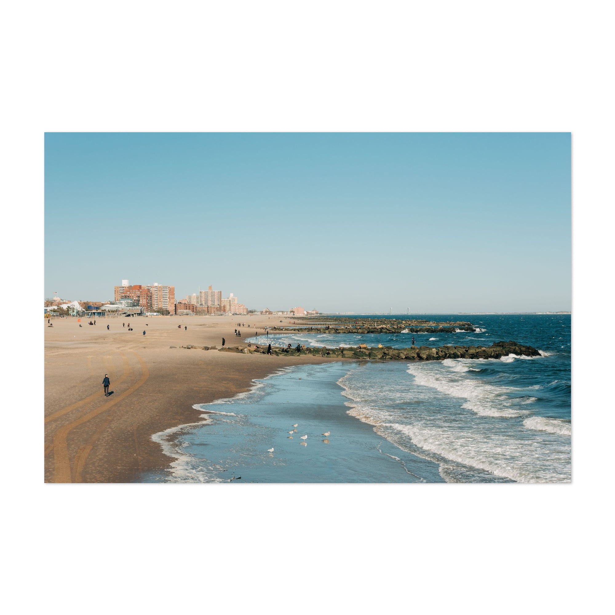 The Beach, Coney Island 02 - Brooklyn New York Photography Unframed ...