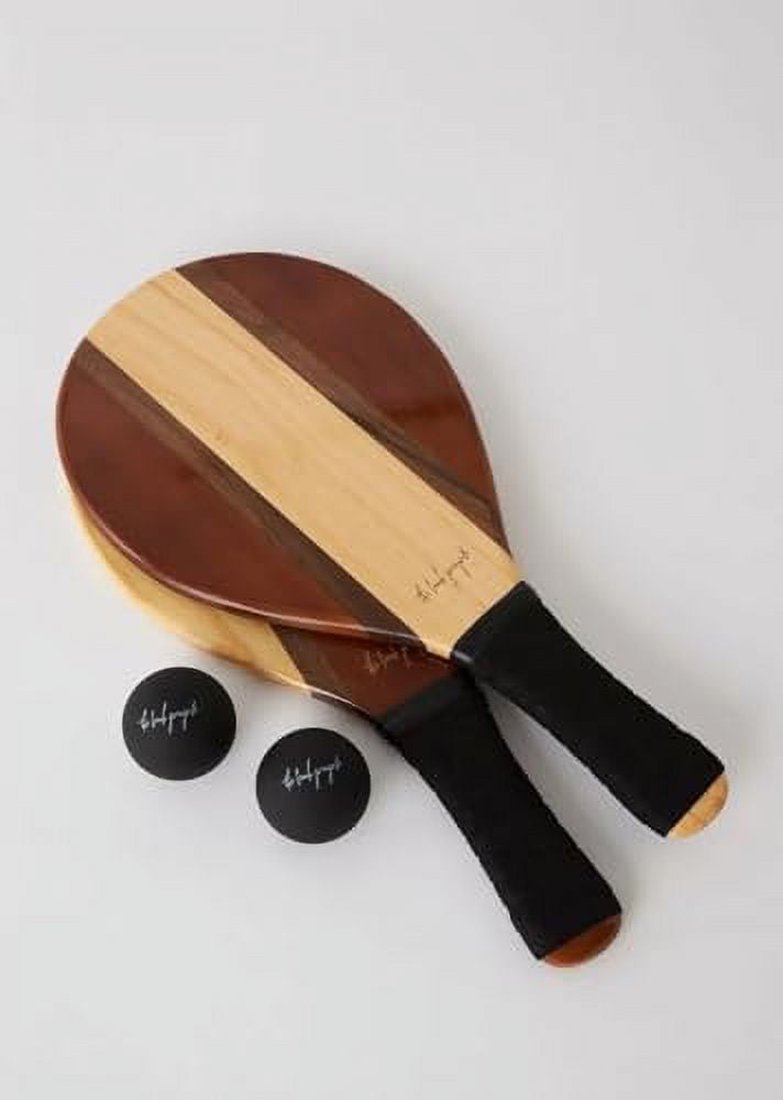 The Beach People Paddle & Ball Set – Beach Tennis Wooden Paddle and ...