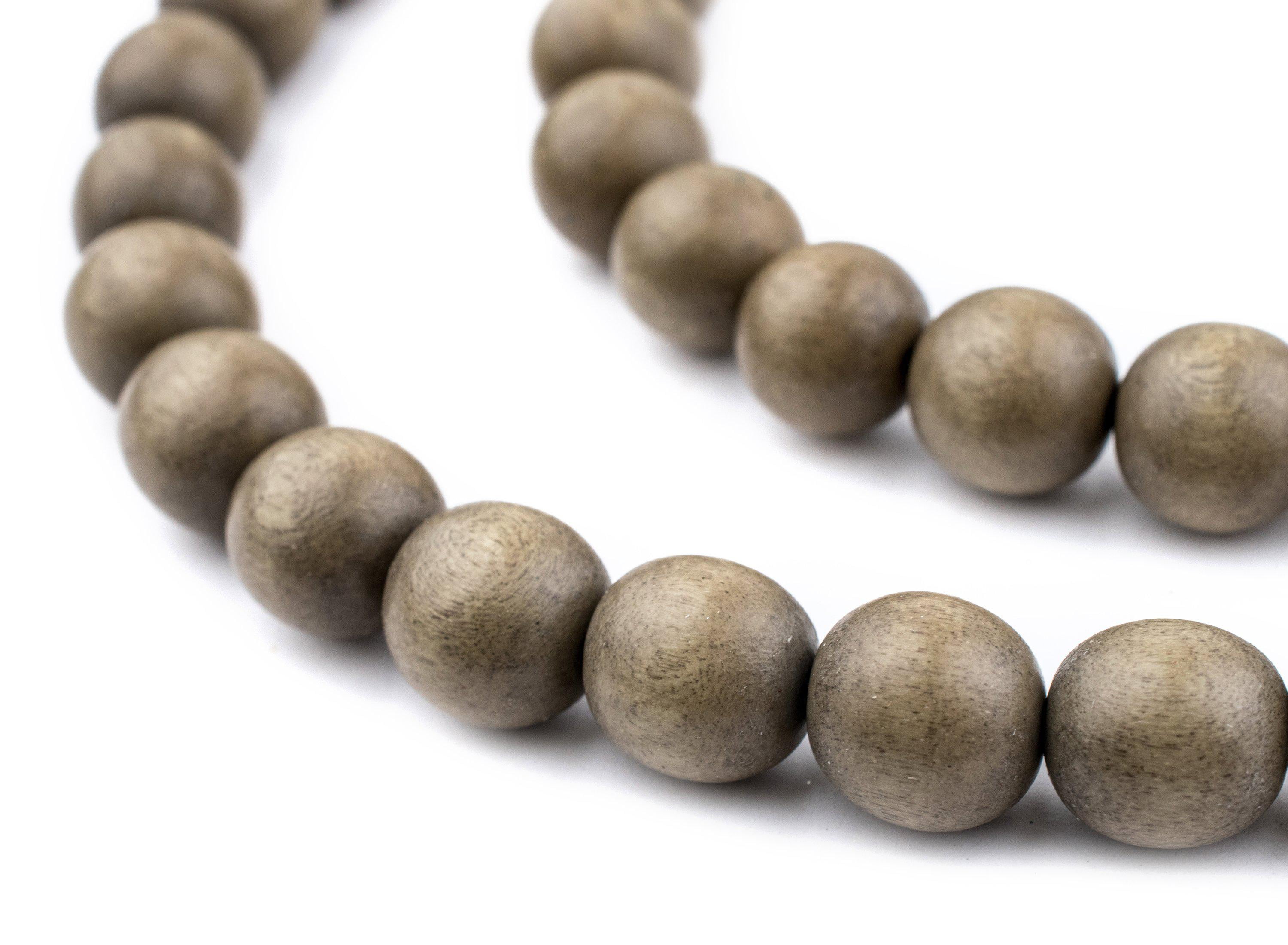 The Bead Chest Natural 12mm Wooden Beads in Brown for Jewelry Making ...