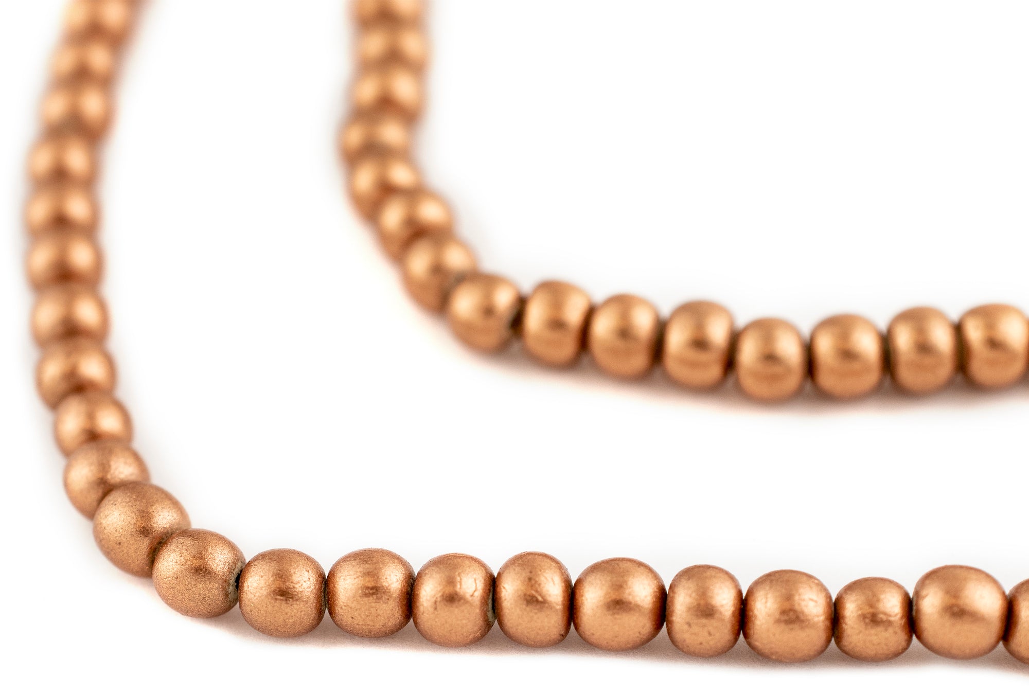 The Bead Chest Natural 6mm Wooden Beads in Copper for Jewelry Making ...