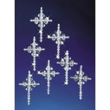 The Beadery Christmas Ornament Craft Kits - Cross - Walmart.com