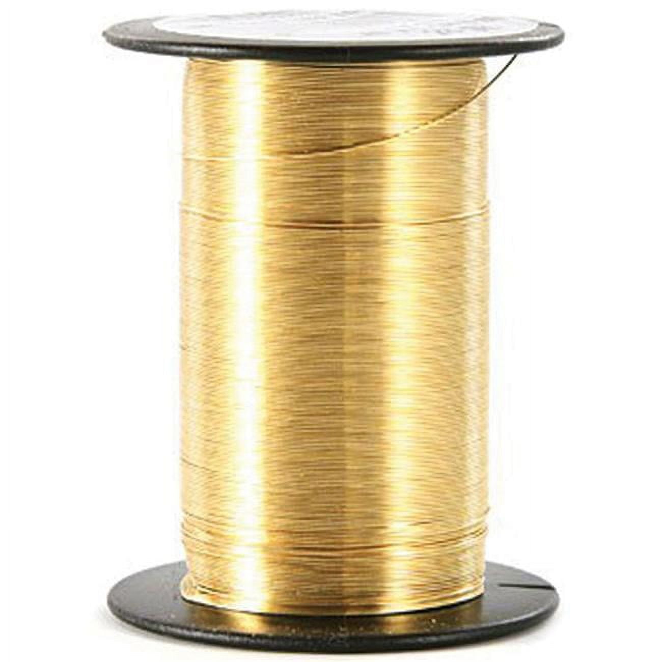 The Beadery Craft Wire 28 Gauge 35yd-Gold - Walmart.com