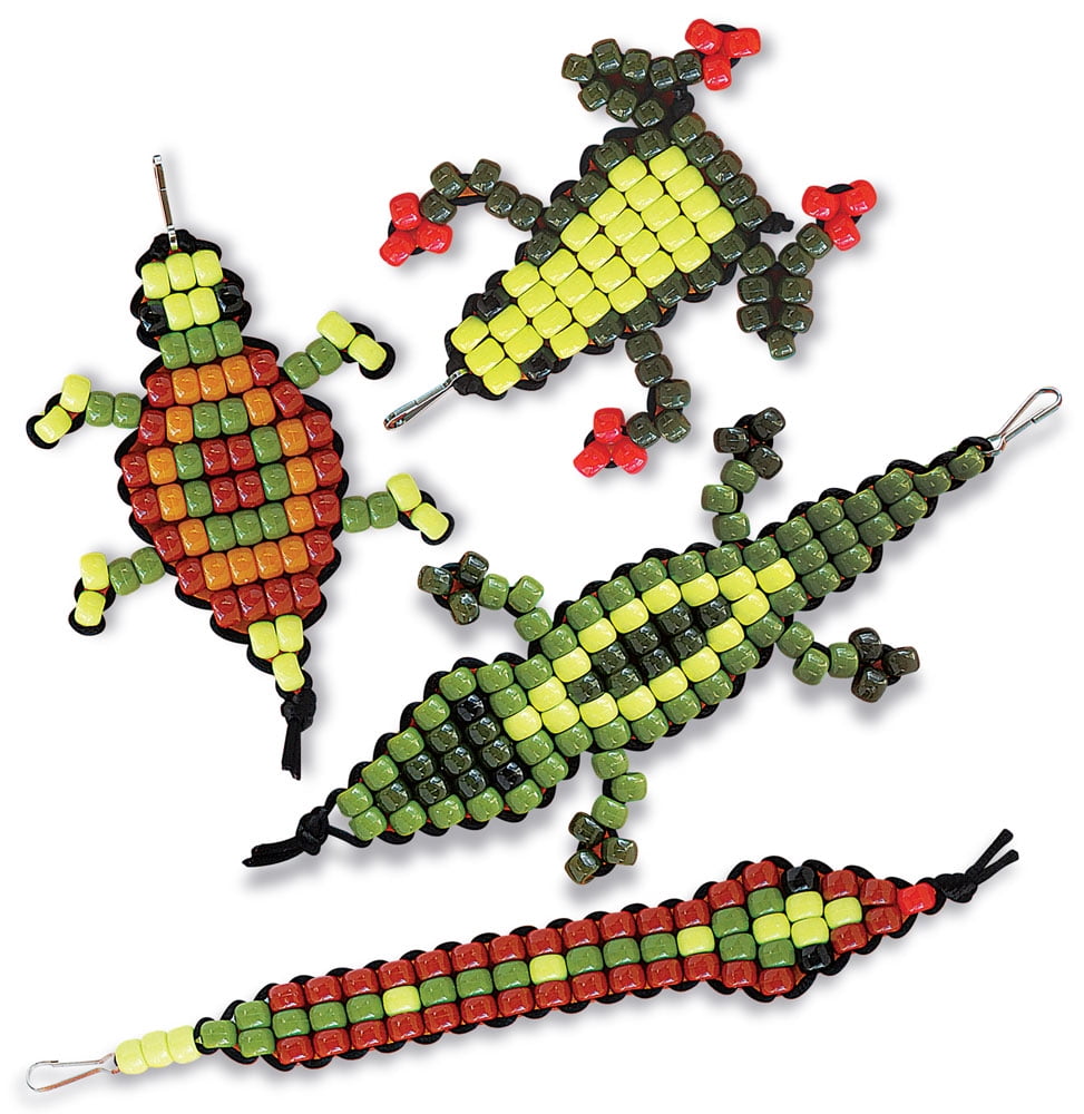 The Beadery Critters Backpack Buddies Kit, Beaded Buddies, Kit Makes 4 ...