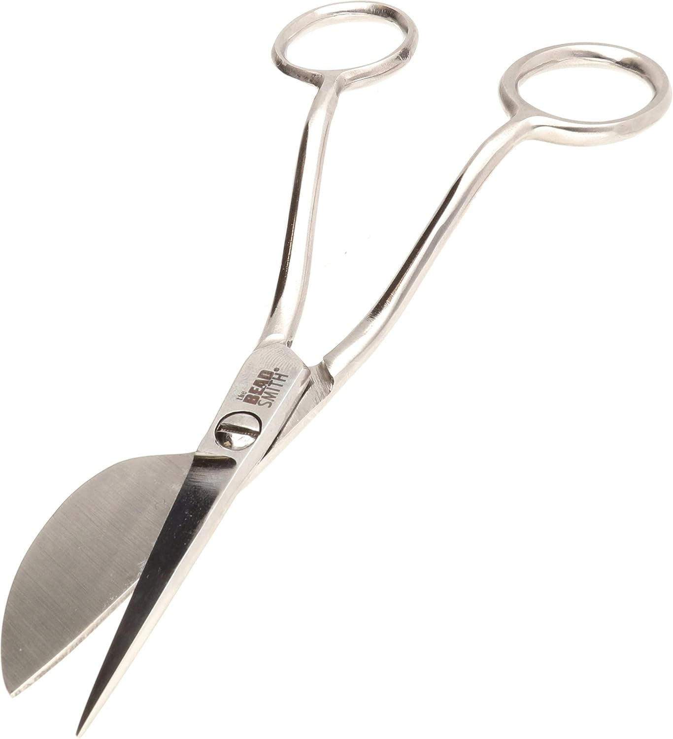 The Beadsmith Applique Scissor - 6 Inches, Duckbill Knife Edge, Angled ...