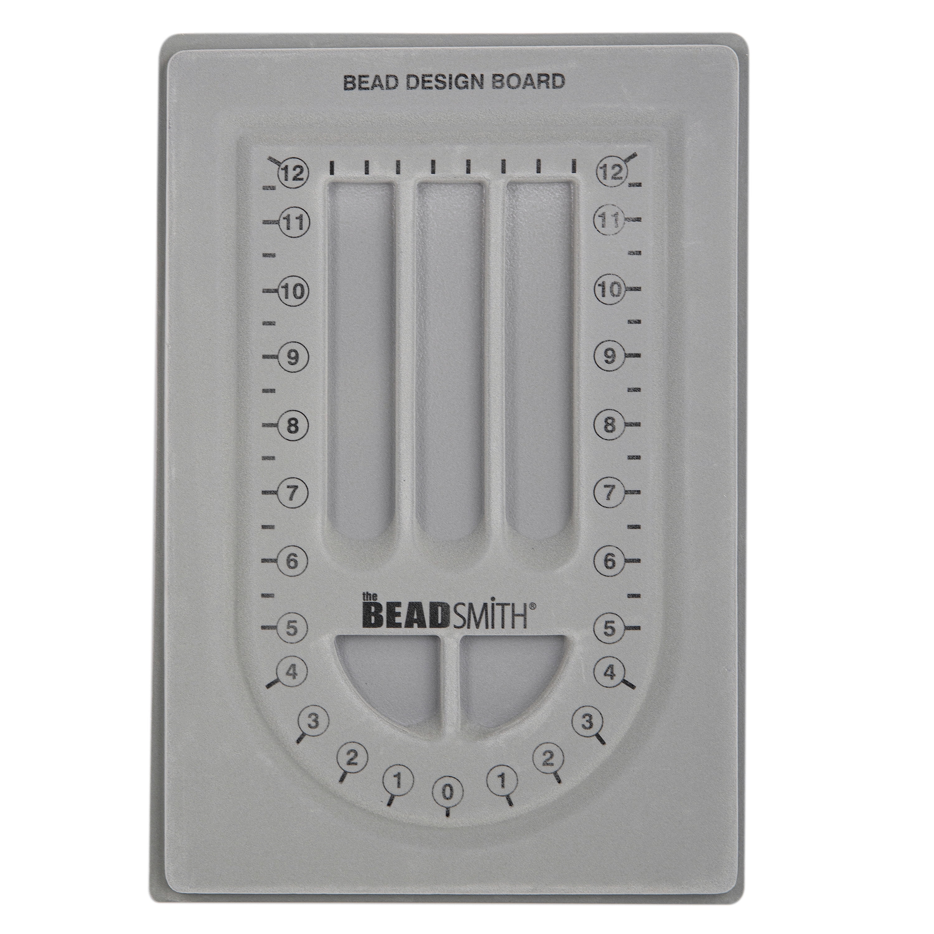 The Beadsmith Bead Board, Grey Flocked, 28” U-Shaped Channel, 8.5 x 12 ...