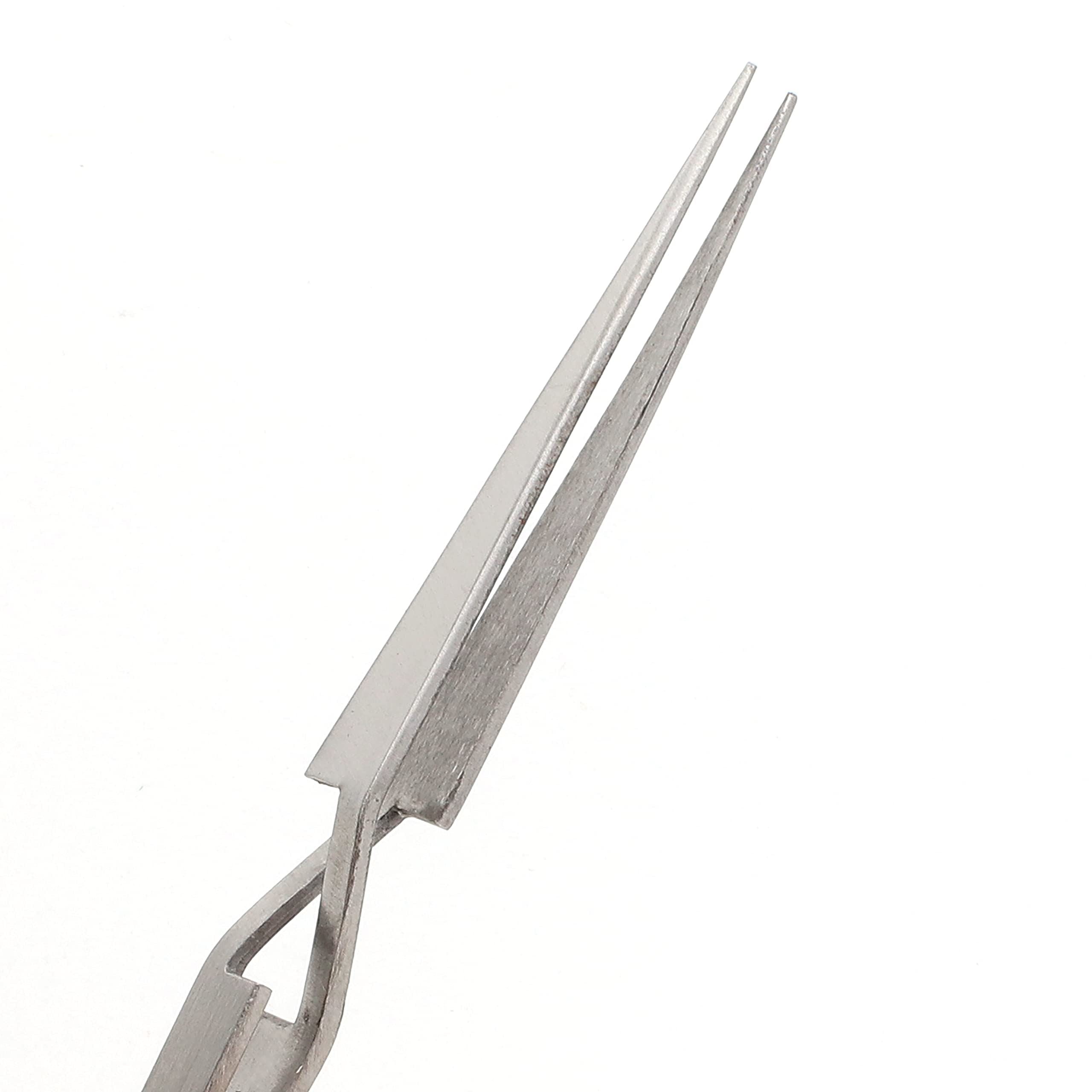 The Beadsmith Cross Locking Tweezers – 5 inches Long – Smooth Tapering ...
