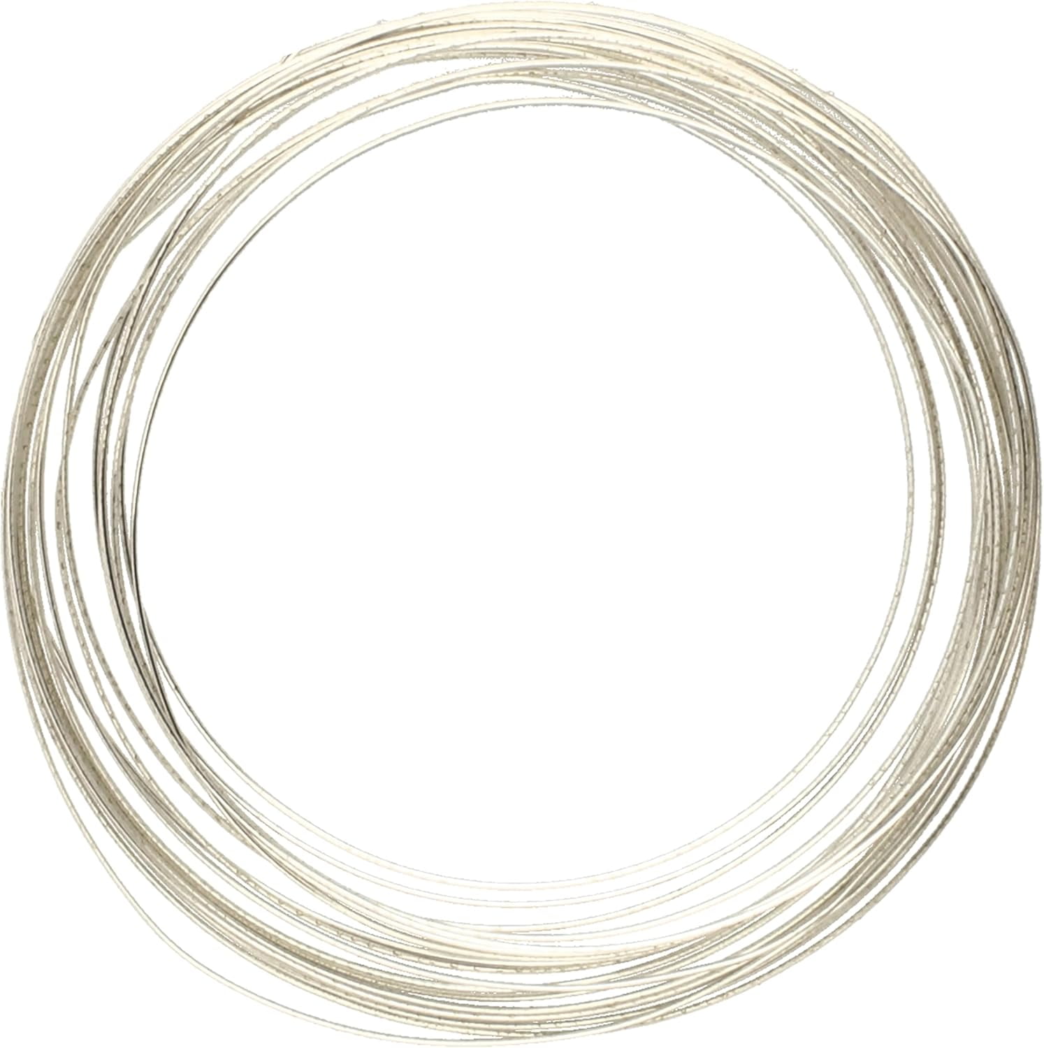 The Beadsmith Half-Round Craft Wire – Soft Temper Jewelry Wire, Silver ...
