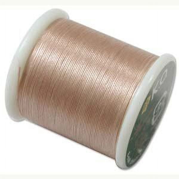 The Beadsmith KO Nylon Beading Thread, Natural Color, Japanese Pre ...