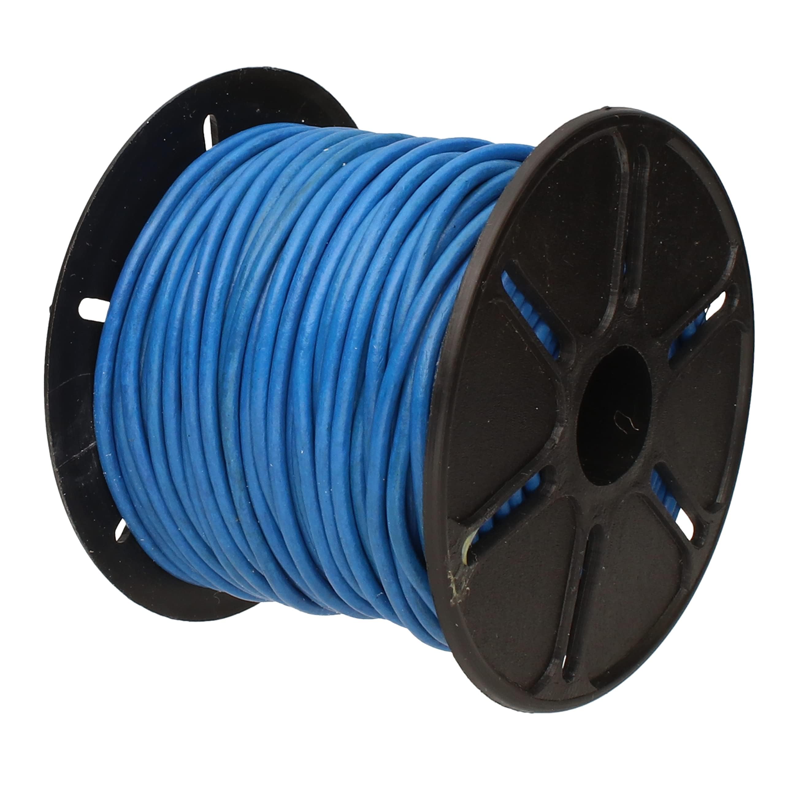 The Beadsmith Leather Cord – Blue – 2mm Spool – 25 Yards/22.86 Meters ...