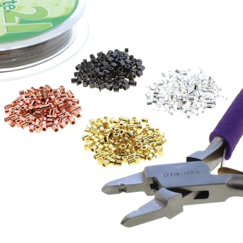 The Beadsmith Magical Crimping Pliers, Transforms 2mm Tubes into Round ...