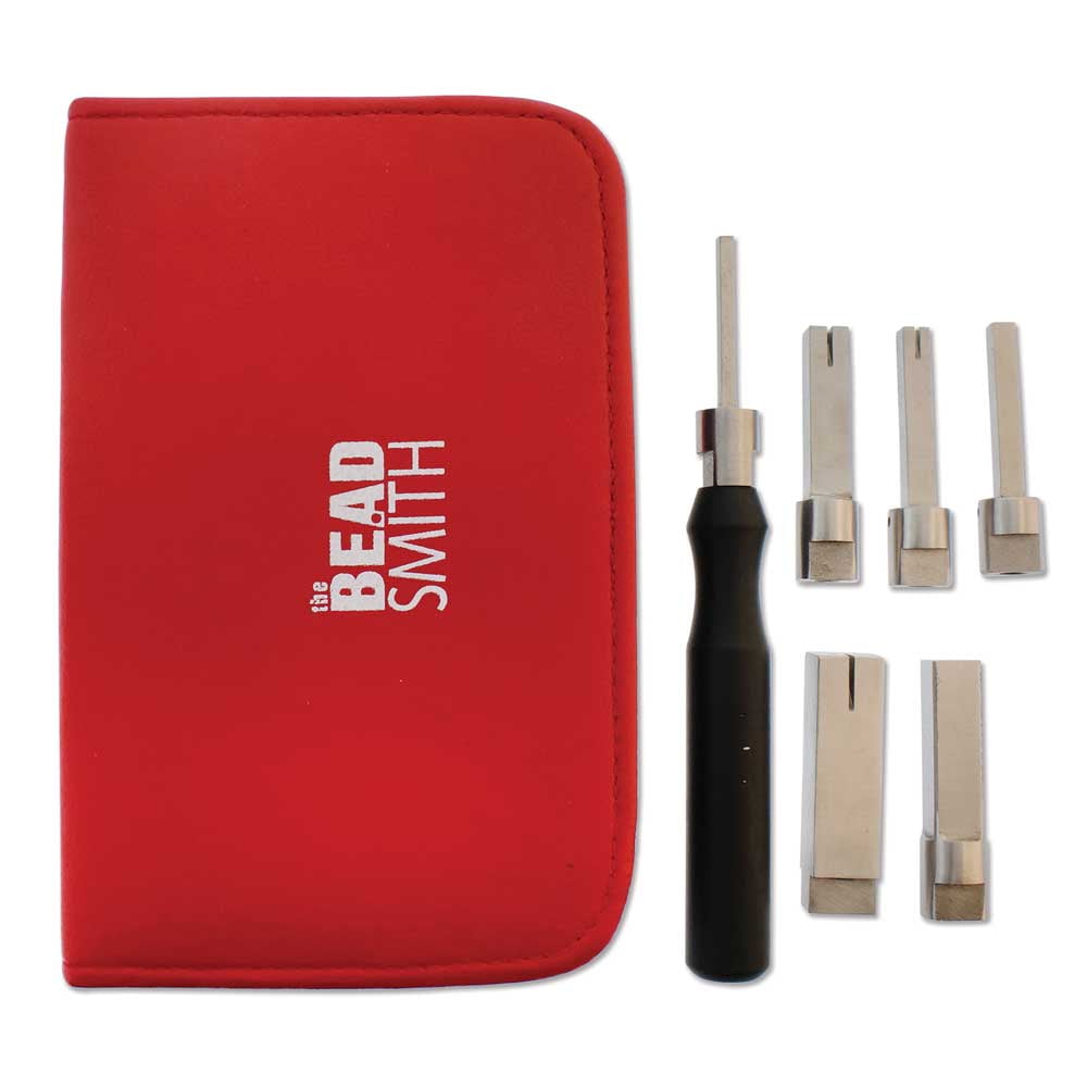 The Beadsmith Mini-MAND Mandrel Kit, Six Sizes of Square Tips with ...