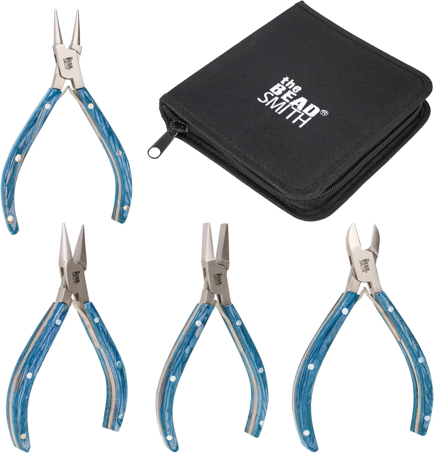The Beadsmith Natural Elements Pliers Set - 4-Piece Kit: Chain Nose ...