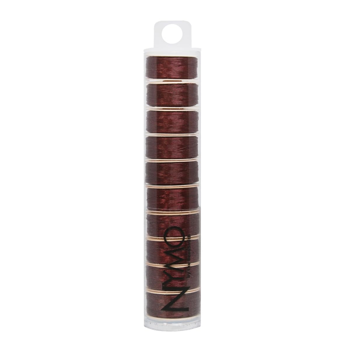 The Beadsmith Nymo Thread – 10-Pack Burgundy Color – Size D, .30mm ...