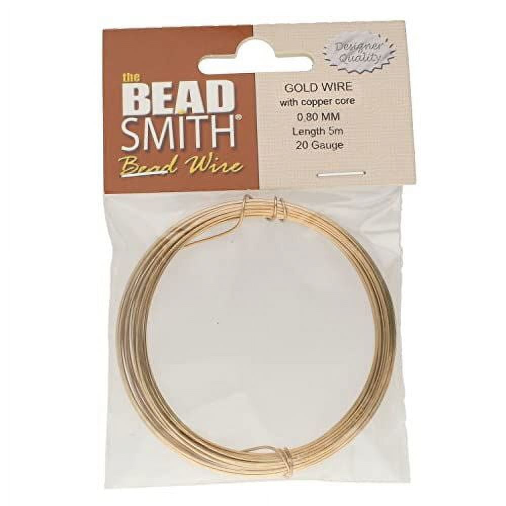 The Beadsmith Professional German Jewelry Wire – 0.8mm Diameter, 20 ...