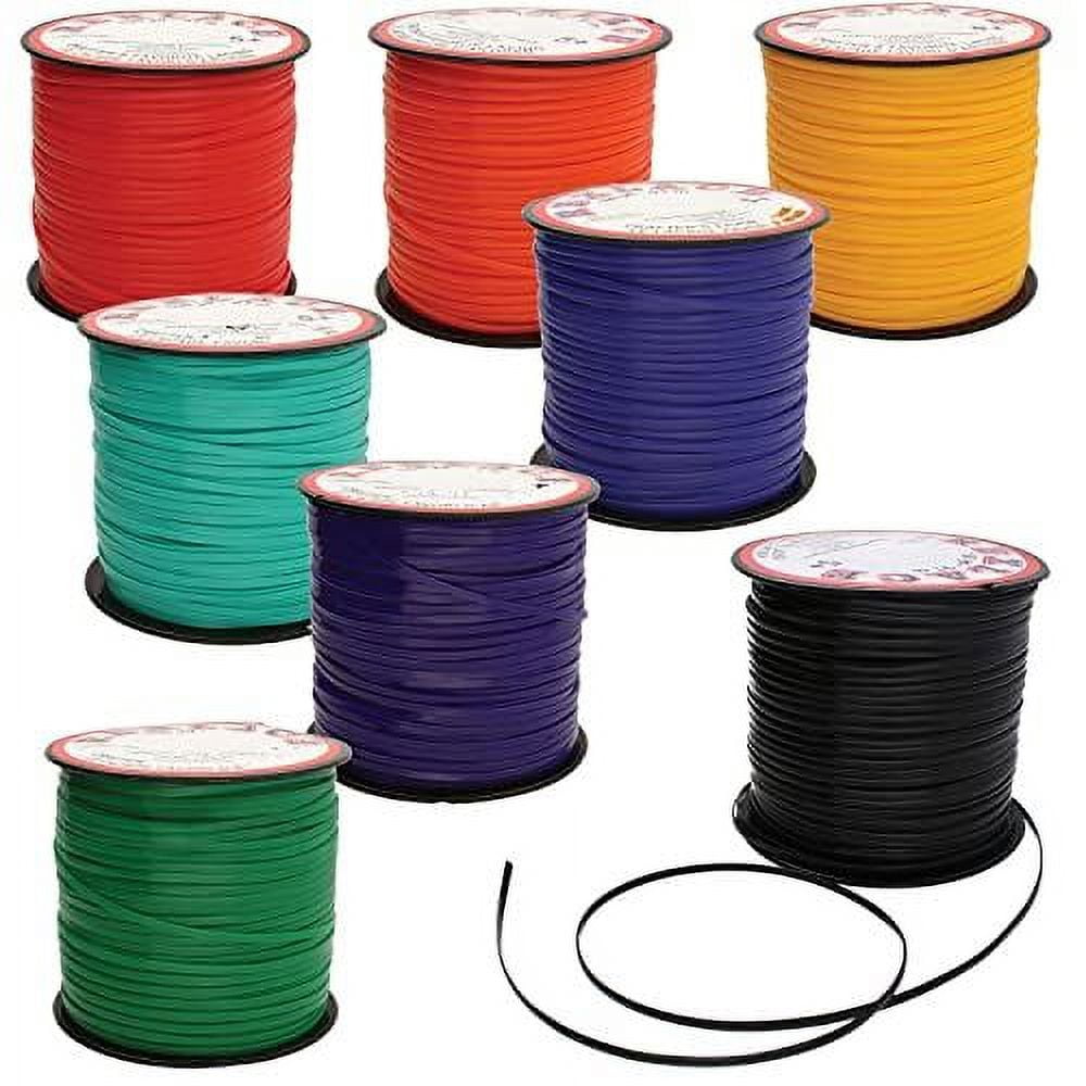 The Beadsmith Rexlace Flat Plastic Lacing – Latex Free, Non-Toxic ...