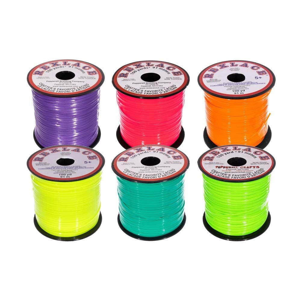 The Beadsmith Rexlace Multicolor Bundle Packs – 100 Yards of Each Color ...