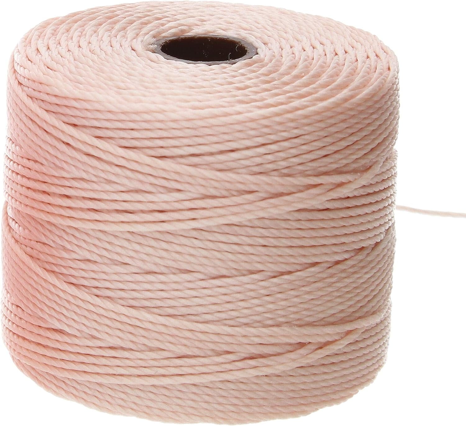 The Beadsmith S-Lon Bead Cord – .5 mm Twisted Nylon Cord, Natural Color ...
