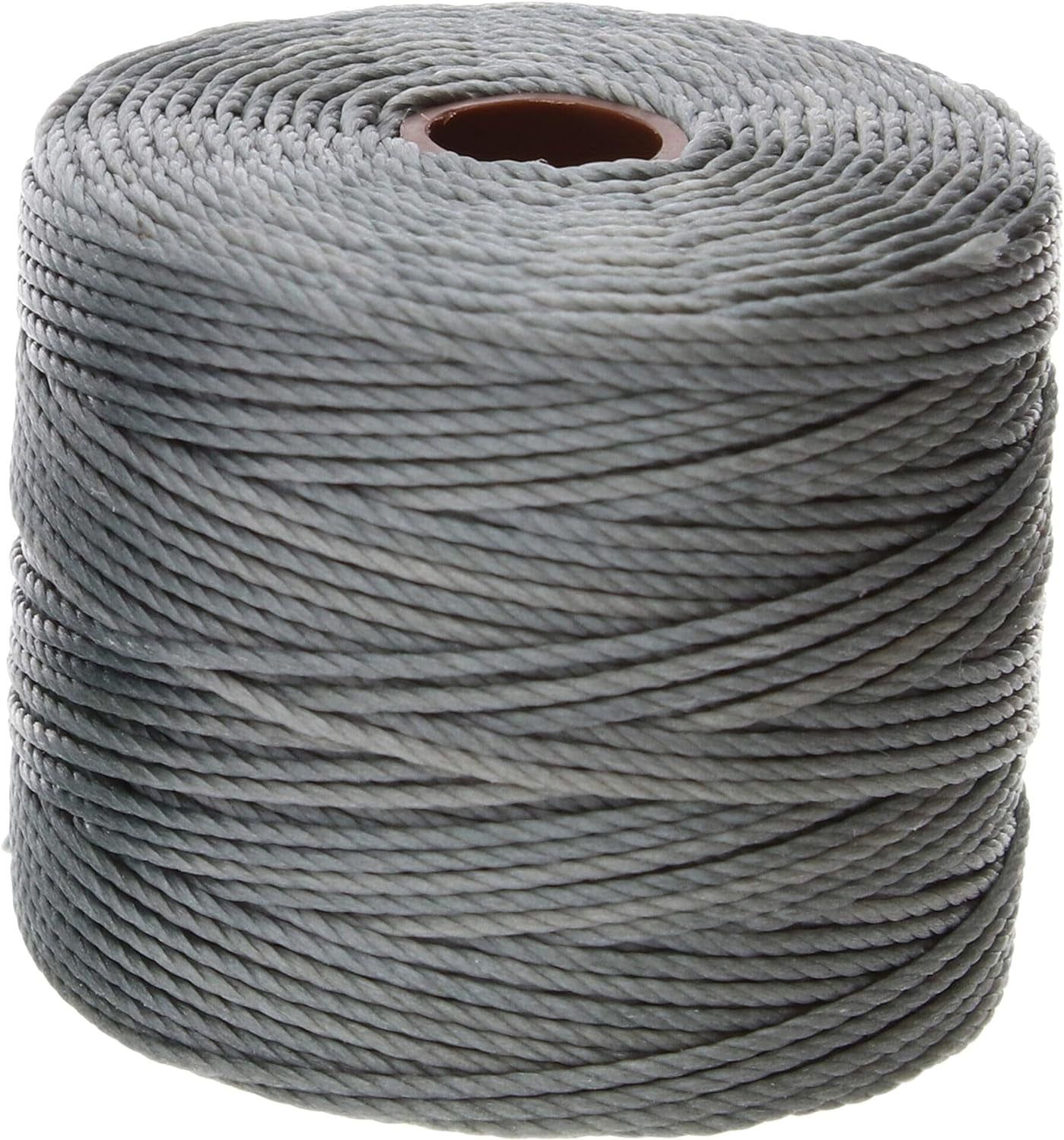 The Beadsmith S-Lon Bead Cord – .5 mm Twisted Nylon Cord, Steel Color ...