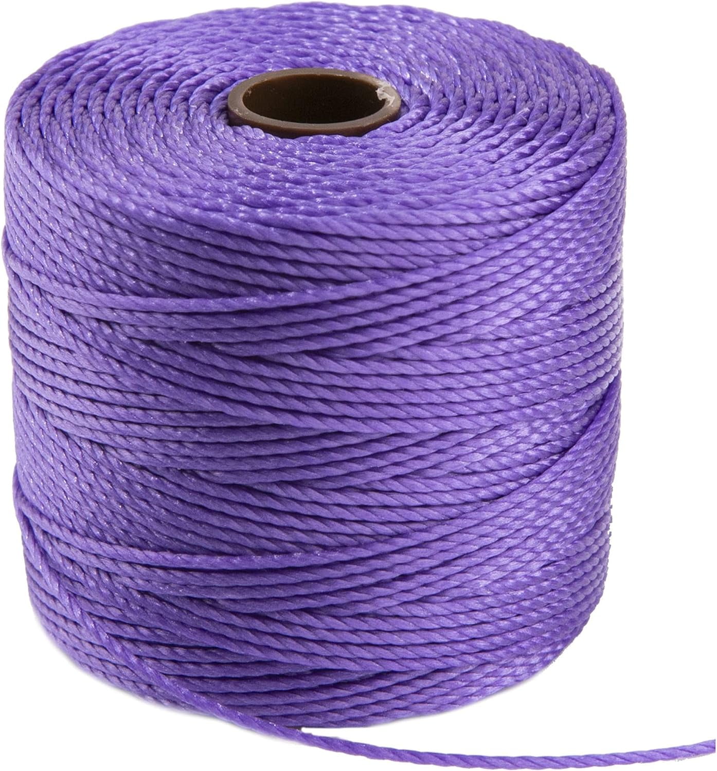 The Beadsmith S-Lon Bead Cord – .5 mm Twisted Nylon Cord, Violet Color ...