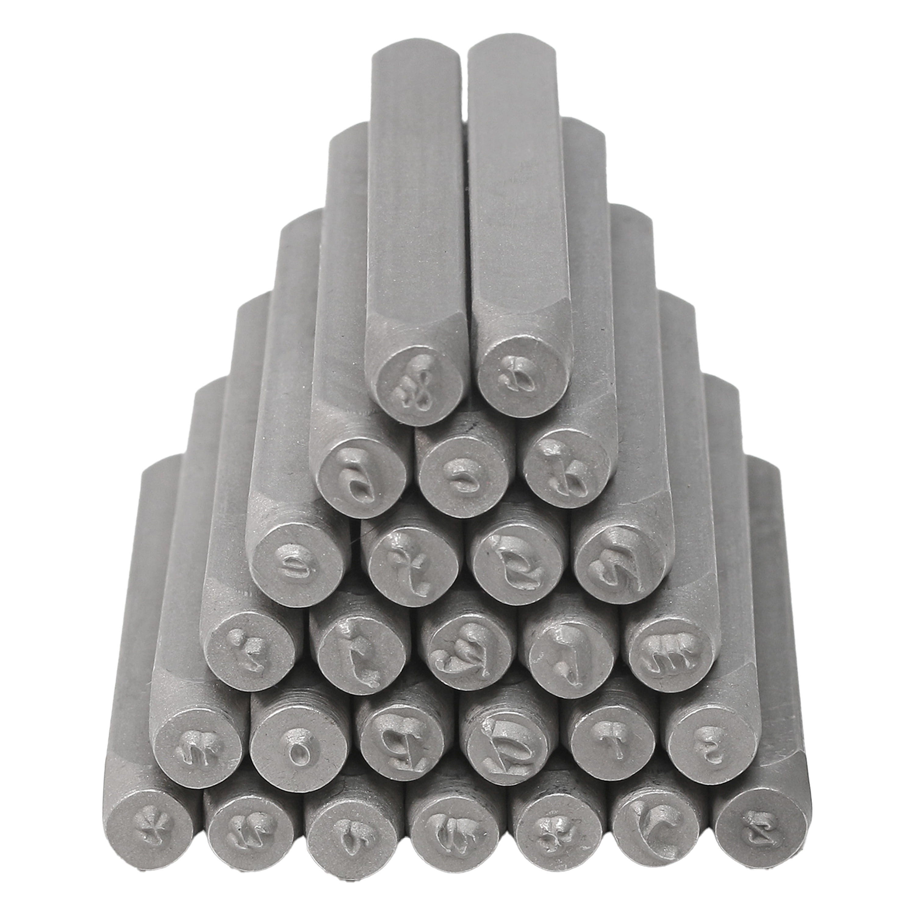 The Beadsmith Steel Alphabet Stamps - Metal Elements - 27-Piece 3mm ...