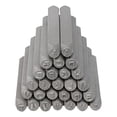 The Beadsmith Steel Alphabet Stamps - Metal Elements -27-piece 3mm ...