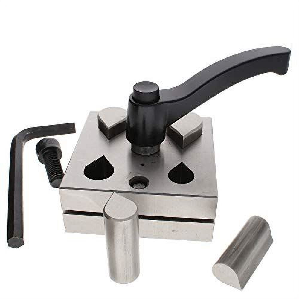 The Beadsmith Steel Teardrops Disc Cutter Set w/ 4 Punches, Die, Lever ...