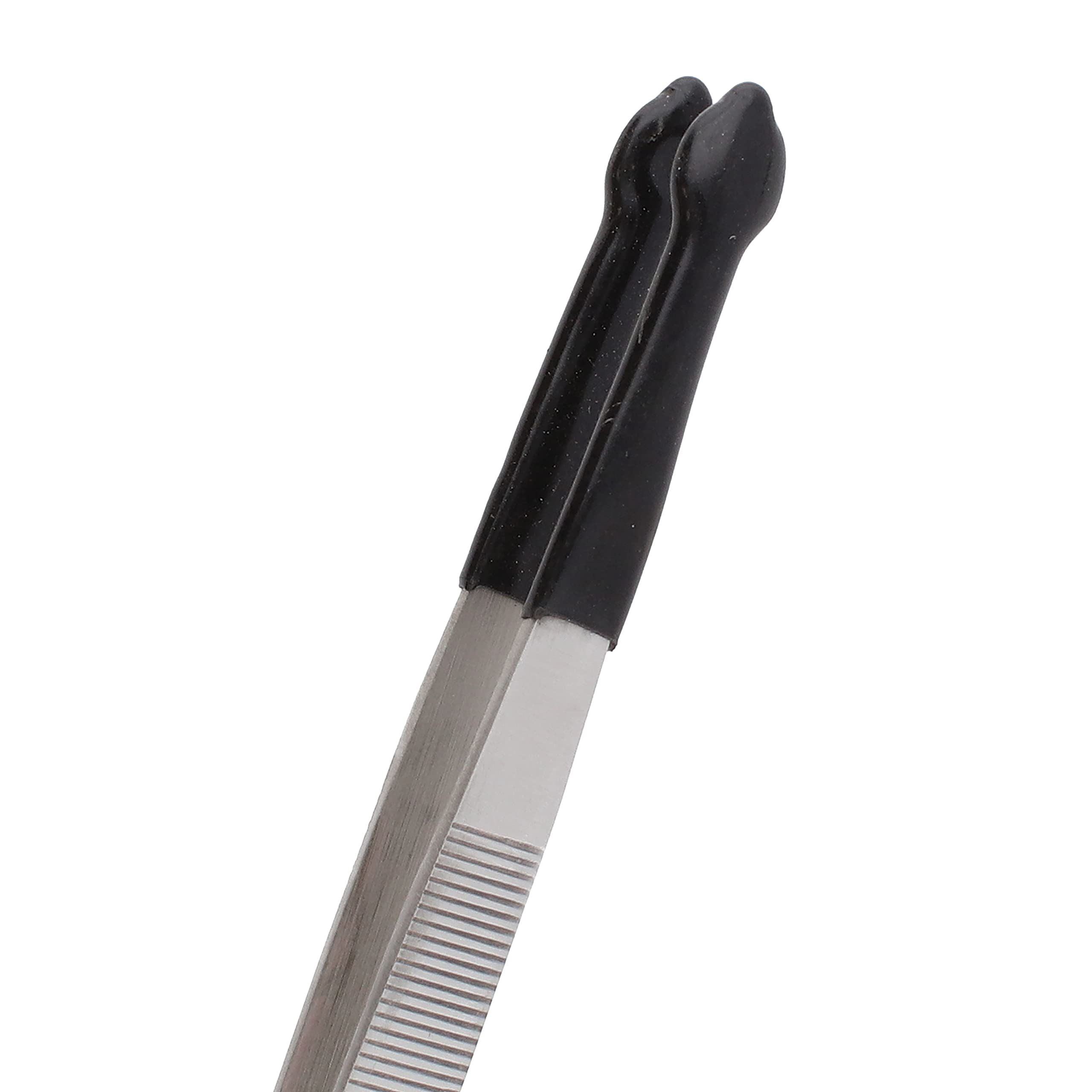 The Beadsmith Tweezers – 6.5 inches Long – Rubber Covered 8.5mm Cupped ...