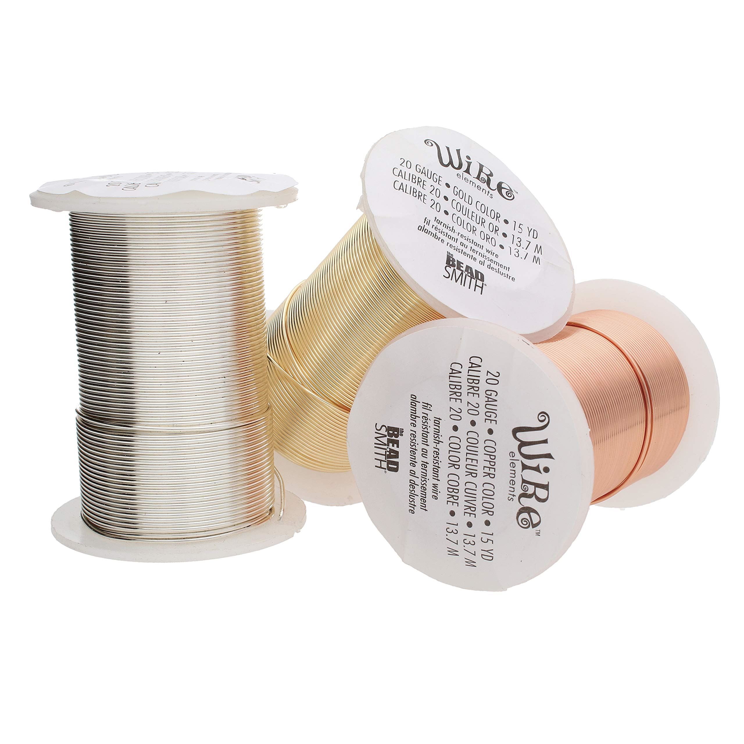 The Beadsmith Wire Elements 20-Gauge Lacquered Tarnish-Resistant Copper ...
