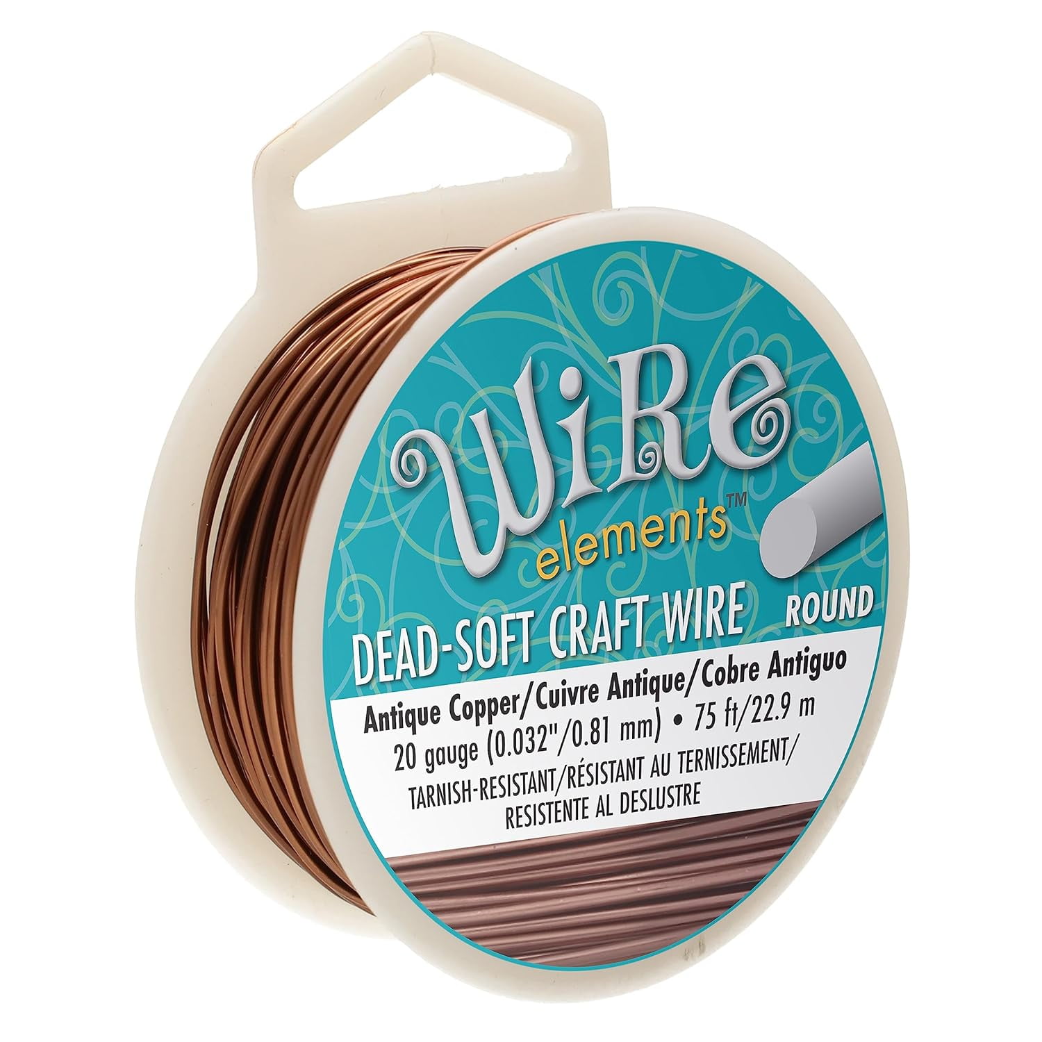 The Beadsmith Wire Elements Craft Wire - Tarnish Resistant, Soft Temper ...
