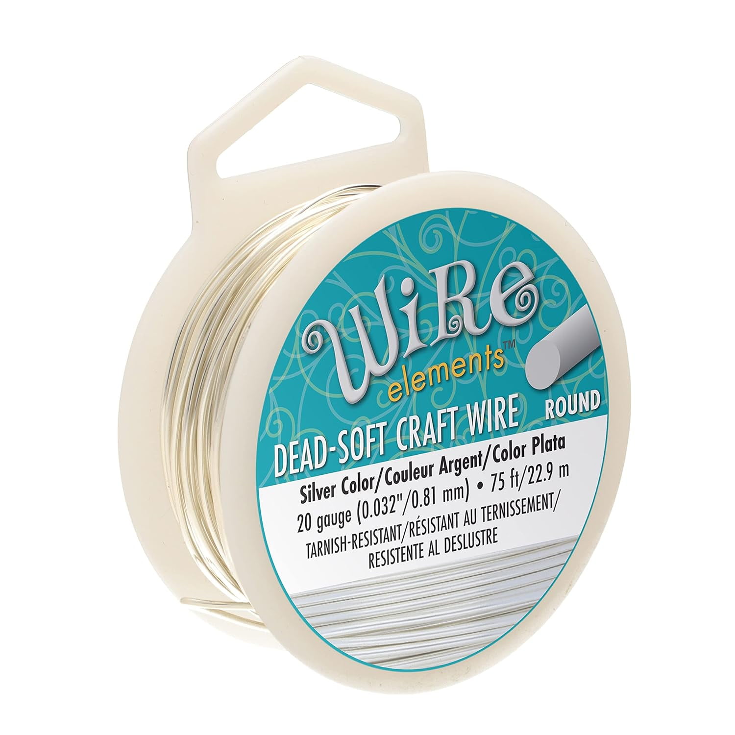 The Beadsmith Wire Elements Craft Wire - Tarnish Resistant, Soft Temper ...