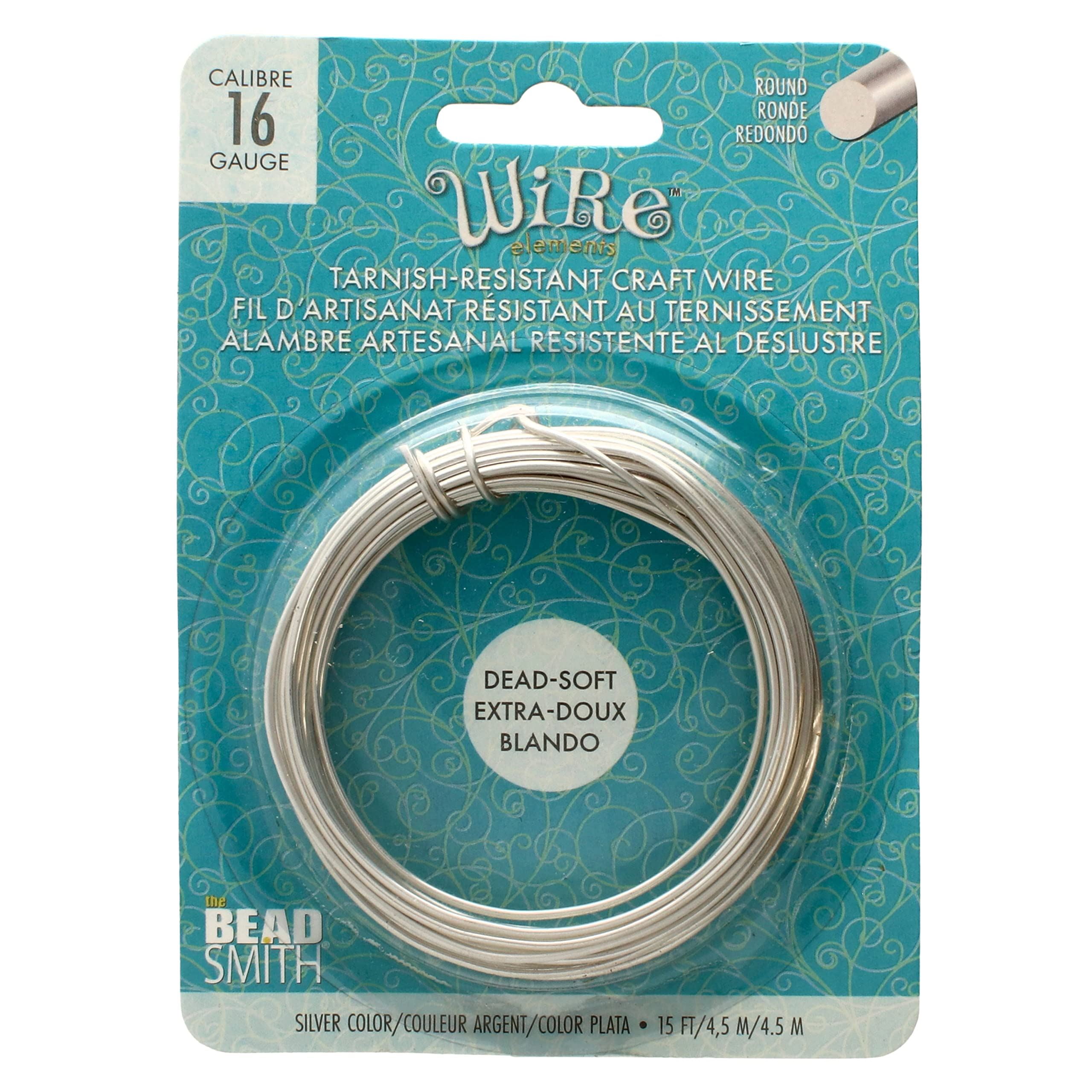 The Beadsmith Wire Elements Craft Wire – Tarnish Resistant, Soft Temper ...